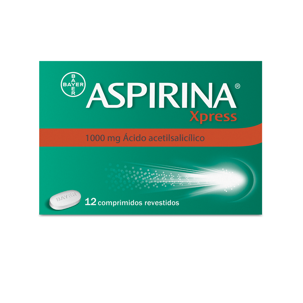 Aspirina Xpress 1000mg 12 Comprimidos | Farmácia do Altinho